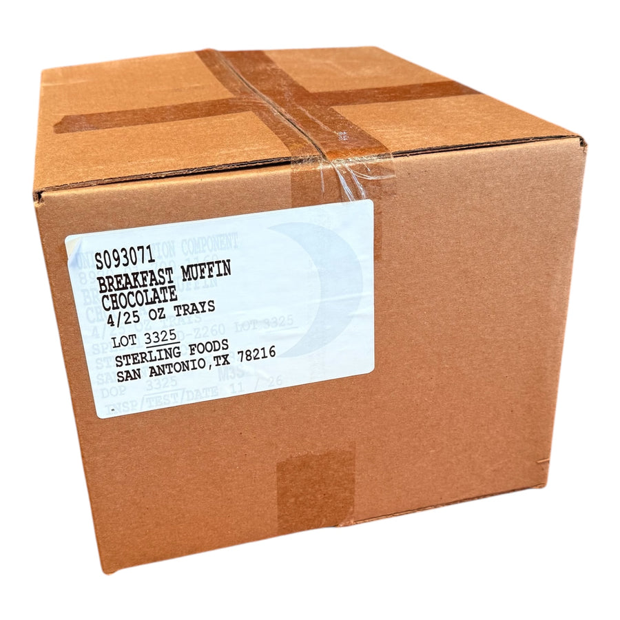 BULK 12 MRE Tray Packs, Chocolate Muffins (UGR Component)