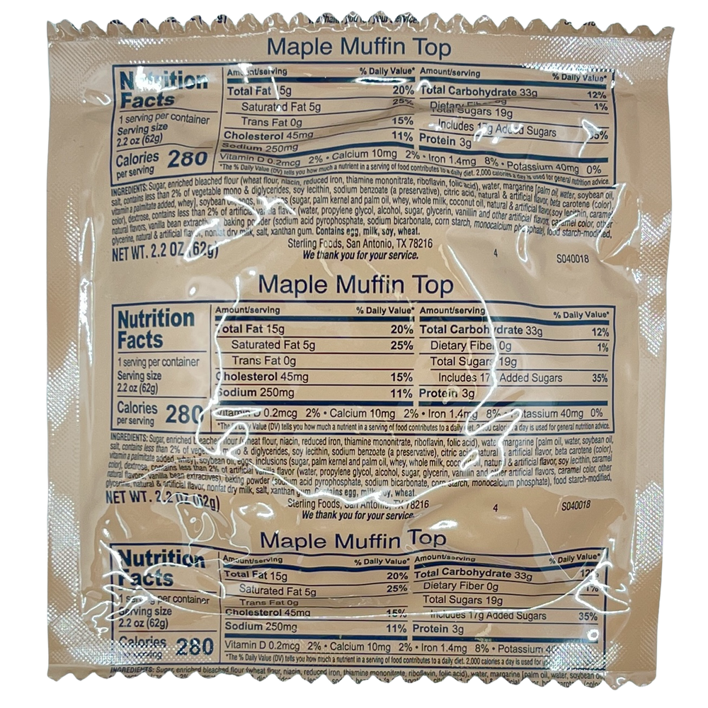 MRE Maple Muffin Top