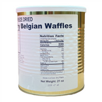 Canned Military Surplus Freeze Dried Strawberry Belgian Waffles