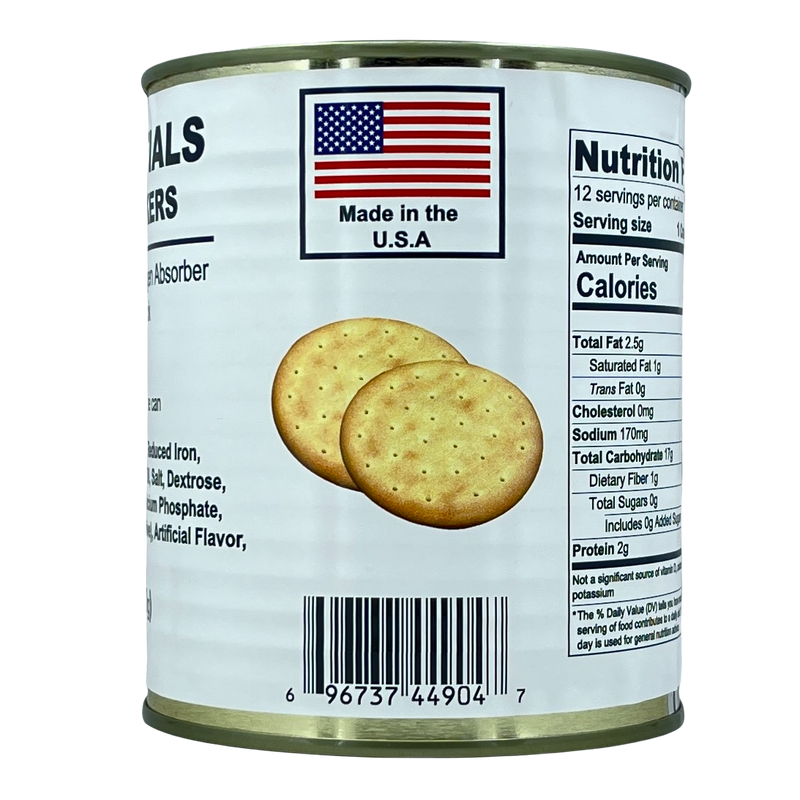 Canned Future Essentials Pilot Bread, Hardtack, Ship's Biscuit